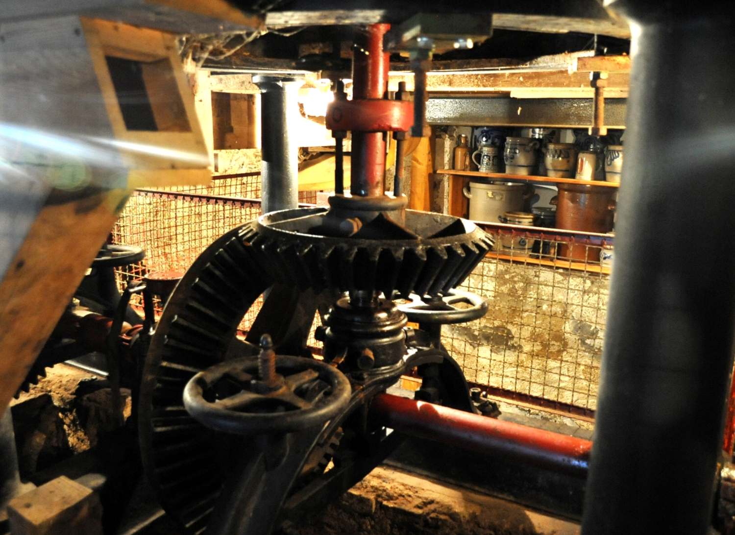 7: Antrieb der Mahlsteine – Hein´s Mühle Sayn